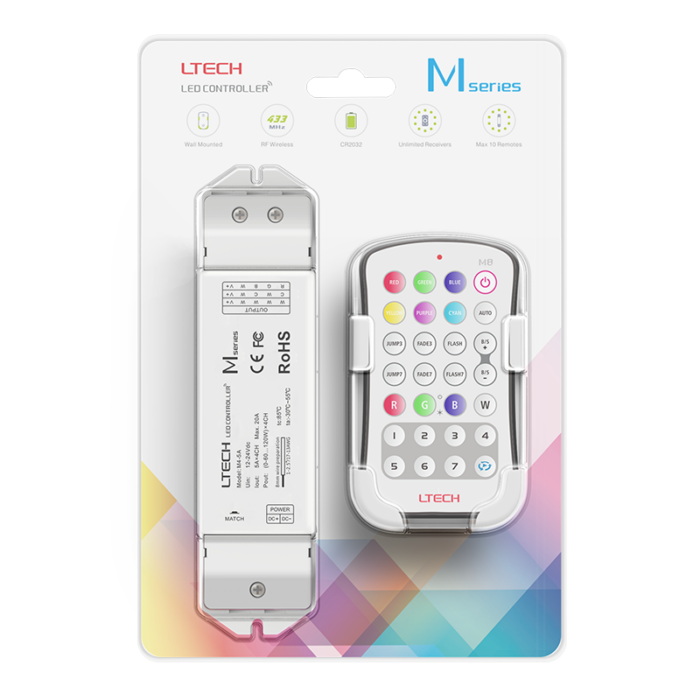 M8 Control Kit RGB+W: Bounce LED