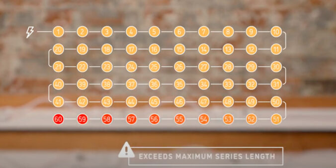 Brush up on your wiring - Bounce LED