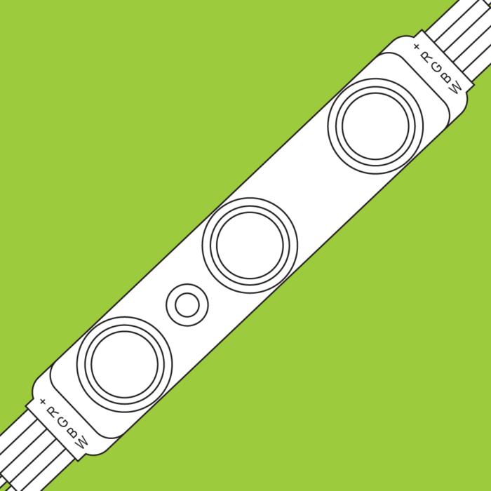 Spectrum RGB+W: 24V RGBW LED Module - Bounce LED